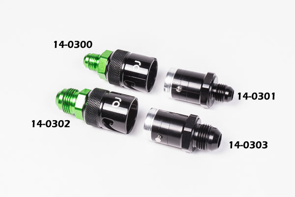 Radium 27mm Dry Break AN Couplers- 6AN Inner – ModsDirect