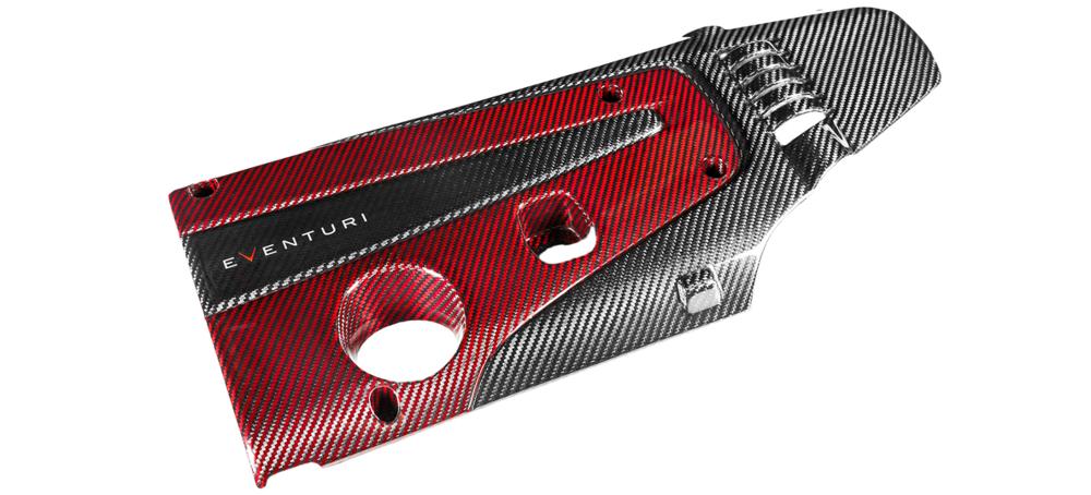 Eventuri FK8 and FK2 Engine Cover Red and Black – ModsDirect