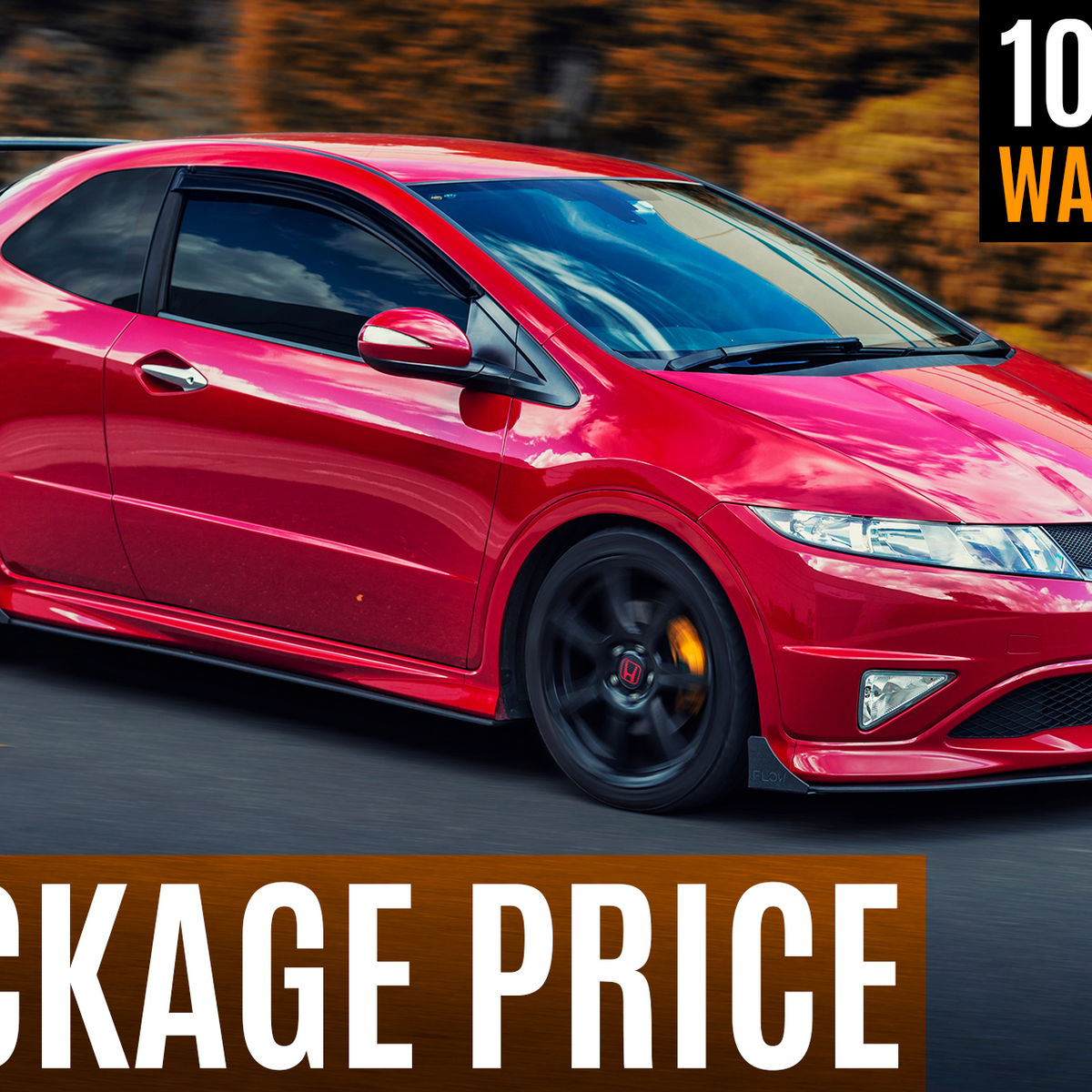 Buy Honda FN2 Civic Type R Full Lip Splitter Set Online | Flow Designs ...